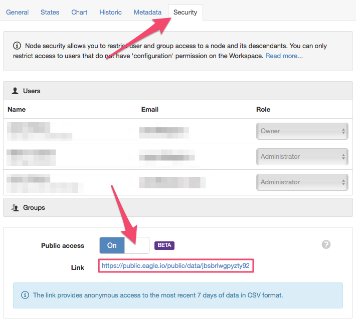 Processing externally using Google Sheets – eagle.io help center